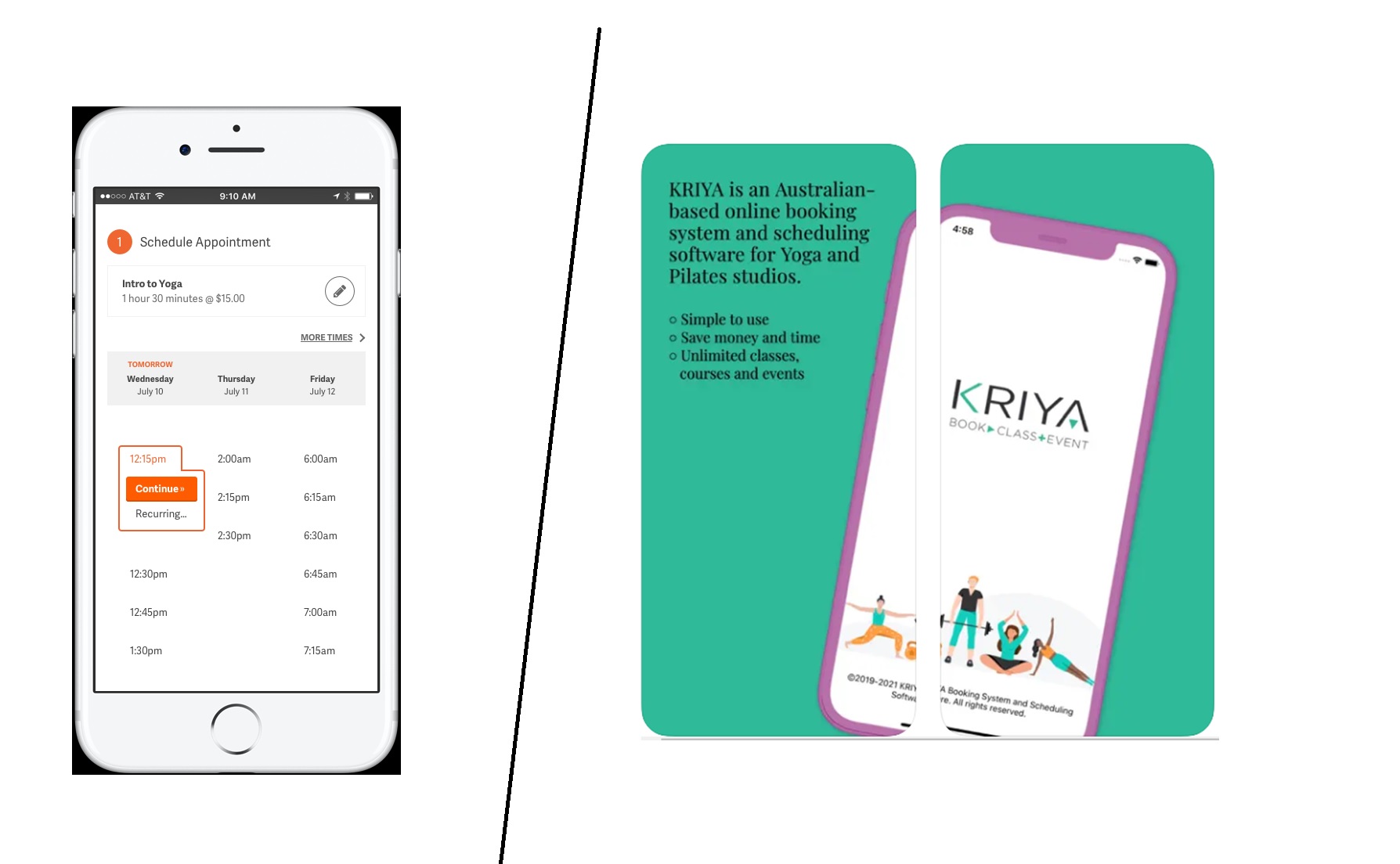 Best Yoga Studio App - Book Classes and Accept Payments